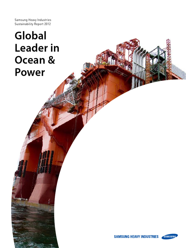 Samsung Heavy Industries SR 2012 | PDF | Offshore Wind Power | Ships