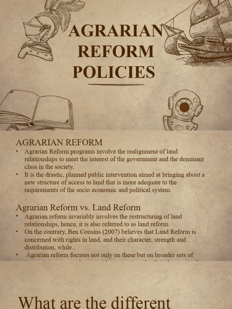 Agrarian Reform Policies 2 | PDF | Leasehold Estate | Philippines