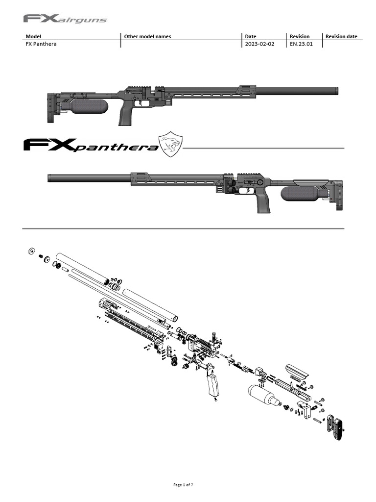 FX Panthera | PDF | Gun Barrel | Mechanical Engineering