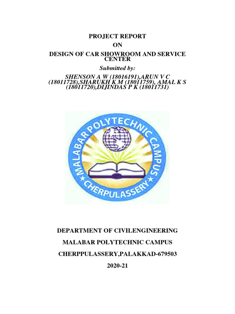 Car Showroom and Service Center Design | PDF | Beam (Structure) | Car