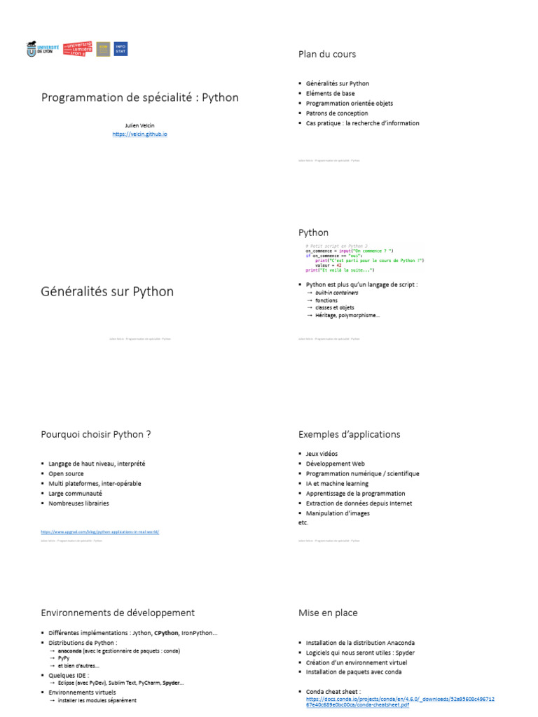 Support Python | PDF