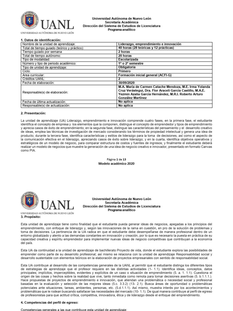 Pa Acfi G Lei 041022 | PDF | Iniciativa empresarial | Liderazgo