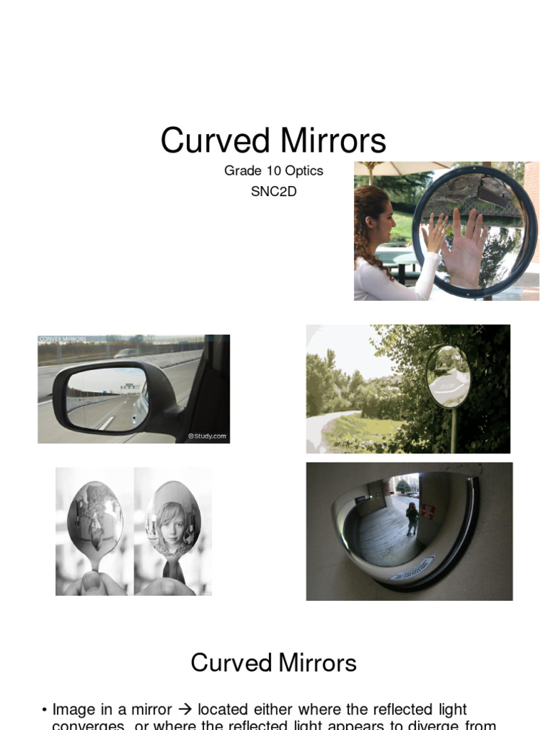 Curved Mirrors | PDF | Mirror | Electrodynamics