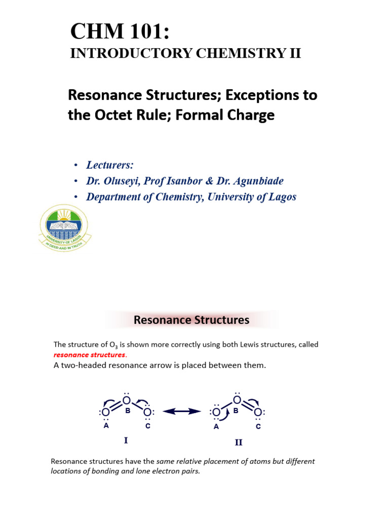 04 Resonance Structures | PDF | Chemical Bond | Ion