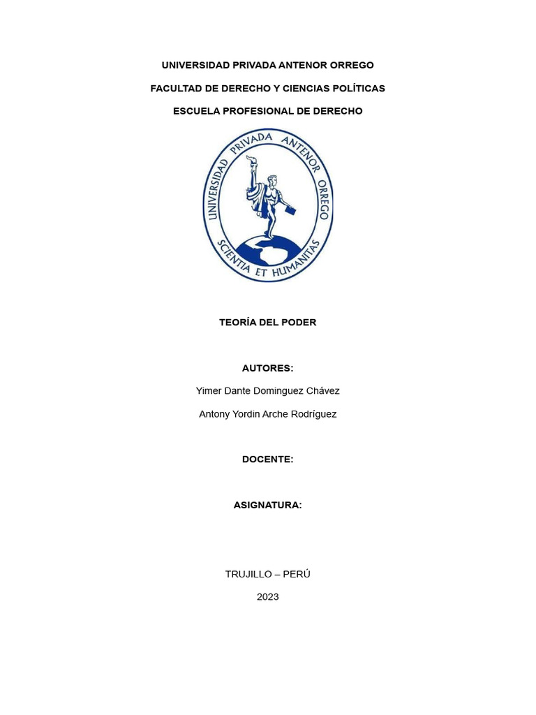 Teoria Del Poder | PDF | Discriminación y relaciones raciales | Desigualdad social