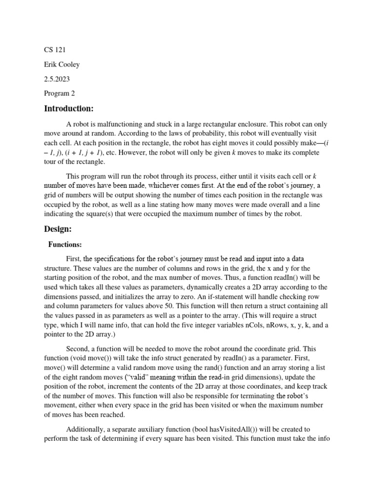 Program 2 Pdf Pointer Computer Programming Computer Science