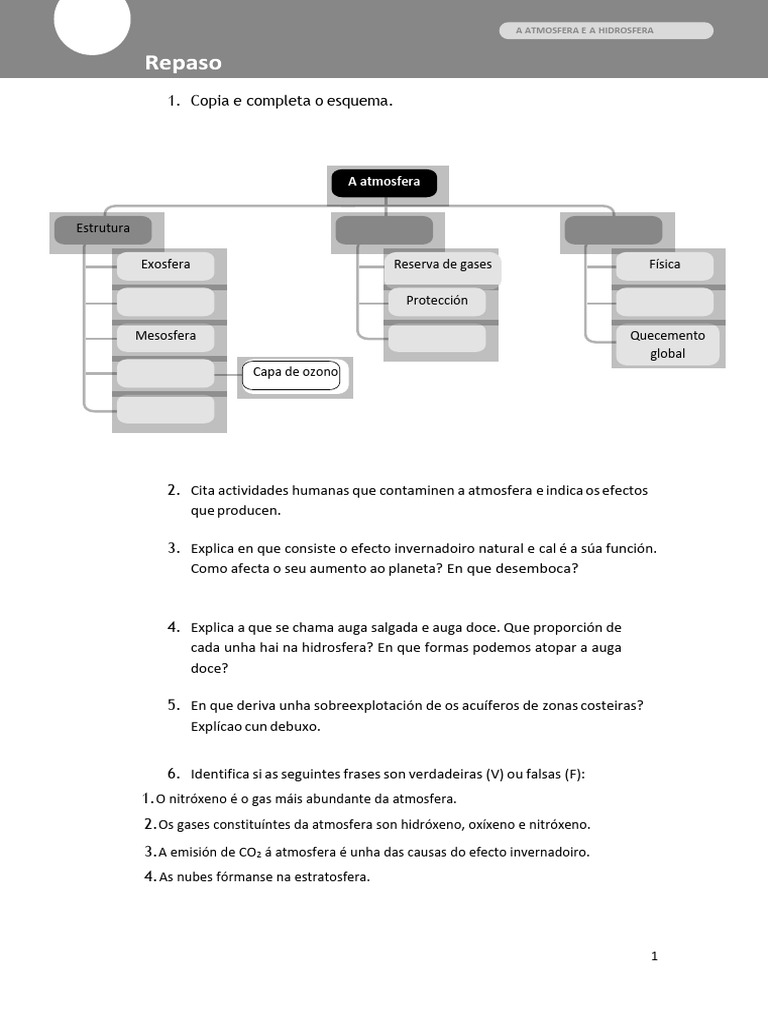 Actividades de repaso tema 3-4 | PDF