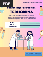 Modul Ajar Termokimia. Xi 2324 | PDF | Sains & Matematika