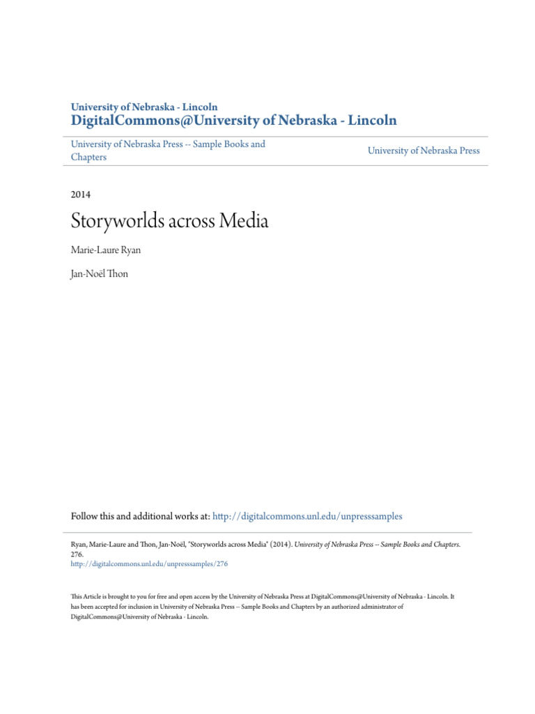 Storyworlds Across Media | PDF
