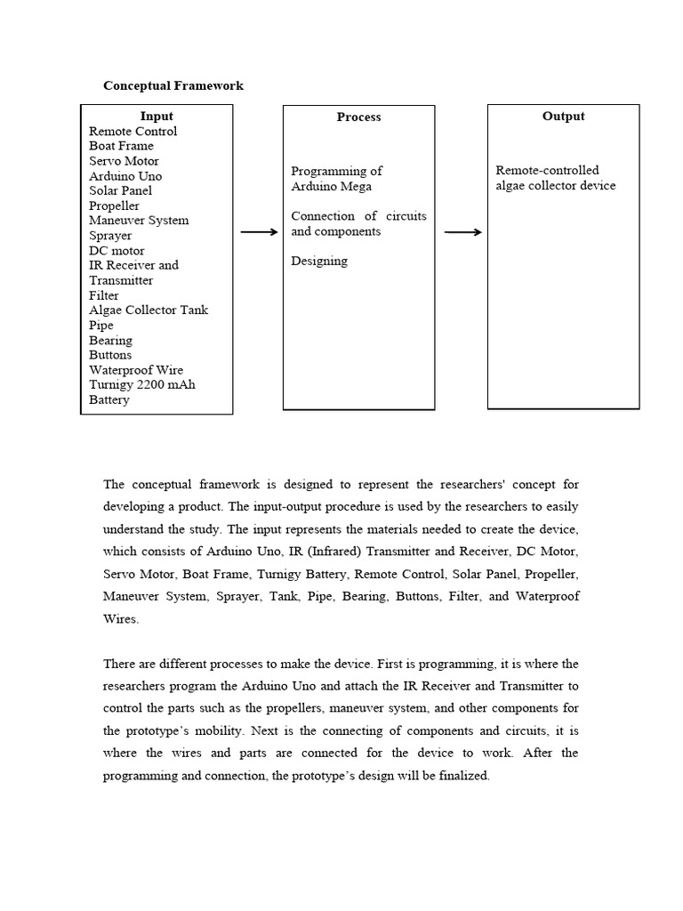 Conceptual Framework - Finalized Input Materials | PDF