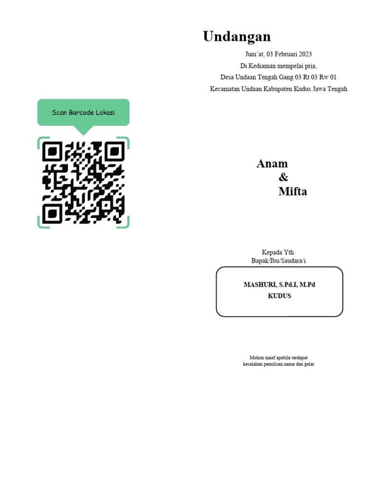 Undangane Anam Hal 1 Full | PDF