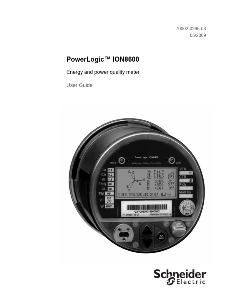 CE-002 - Contador Energia - SCHNEIDER - ION-8600 | PDF | Computer Network | World Wide Web