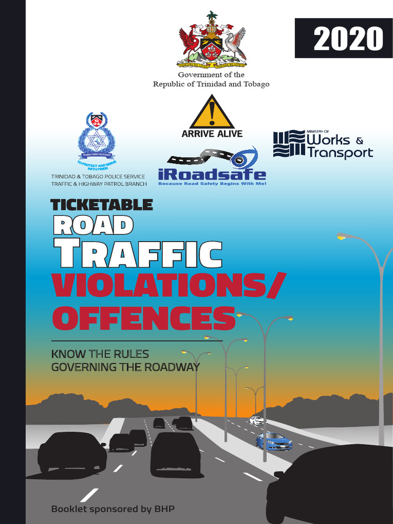 Offences Booklet 2020v2 | PDF | Traffic Ticket | Land Transport