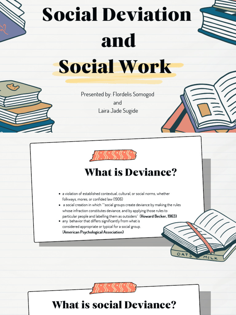 Social Deviation and Social Work | PDF | Deviance (Sociology) | Sociological Theories