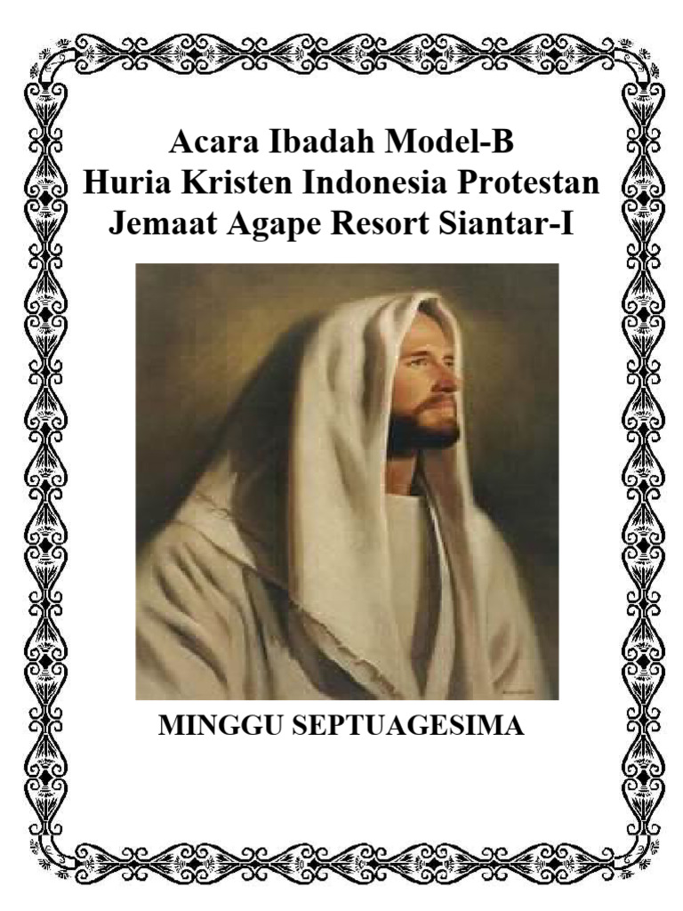 Acara Ibadah Minggu Septuagesima B Indonesia Pdf
