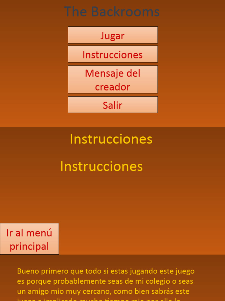 Cómo escapar de los Backrooms | PDF | Juegos y actividades
