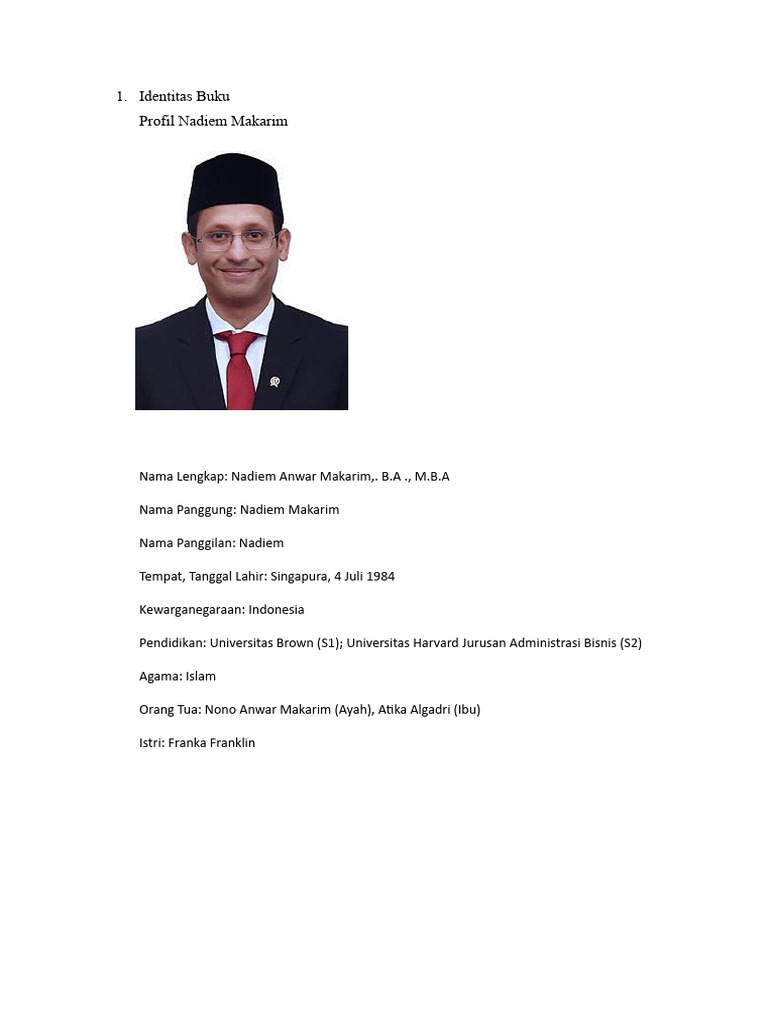 Identitas Buku | PDF