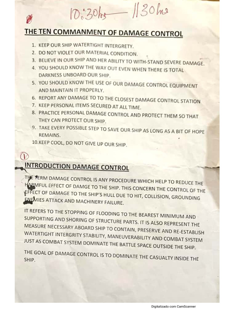 Damage Control | PDF