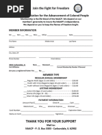 Anc Mebership Form | PDF