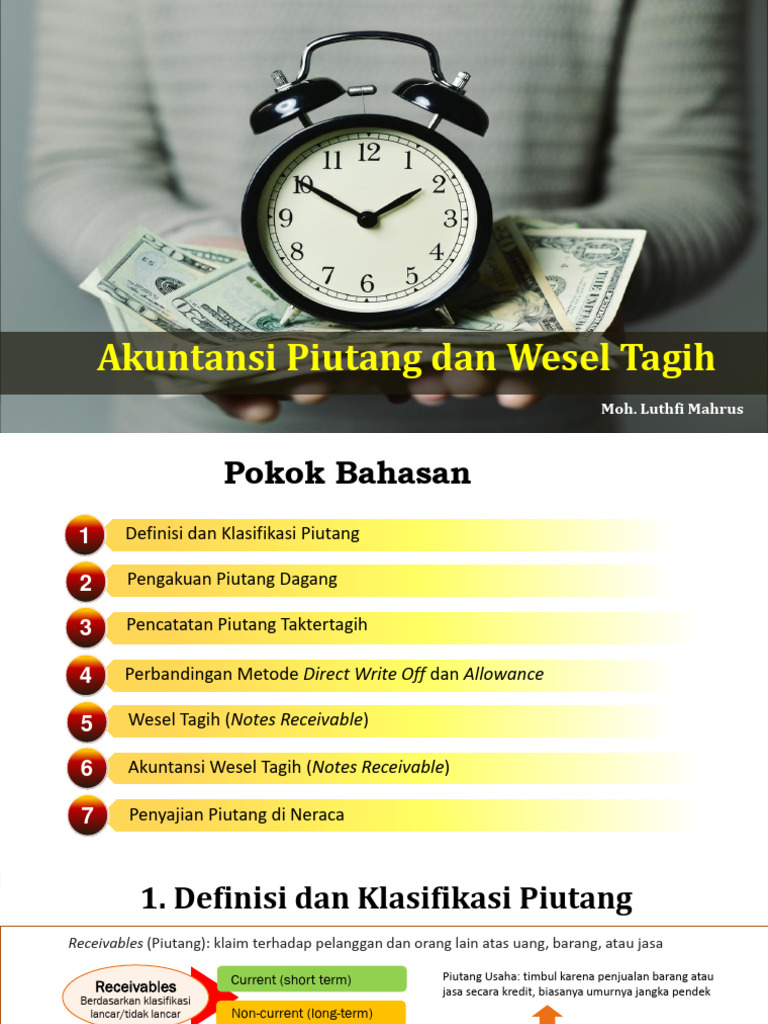 Akuntansi Piutang dan Wesel Tagih | PDF