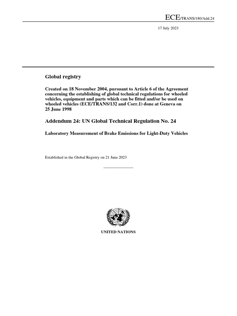 Overview of UN GTR No. 22 Testing | PDF | Brake | Friction