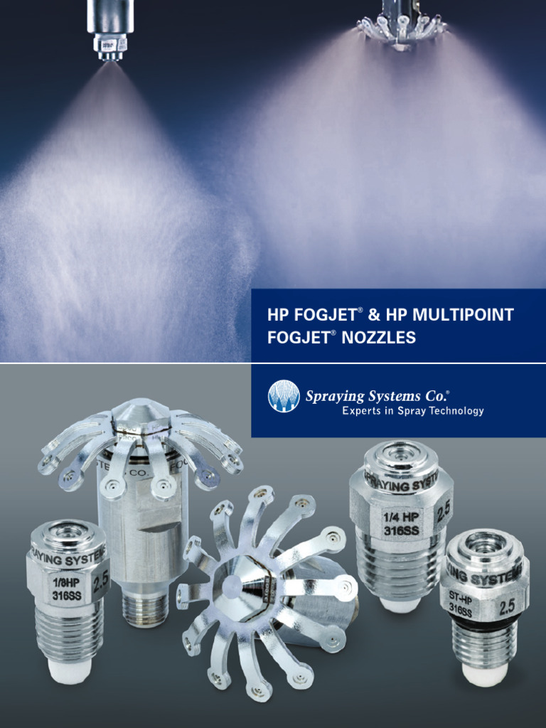 B747C HP FogJet HP MultiPoint FogJet Nozzles | PDF | Equipment | Liquids