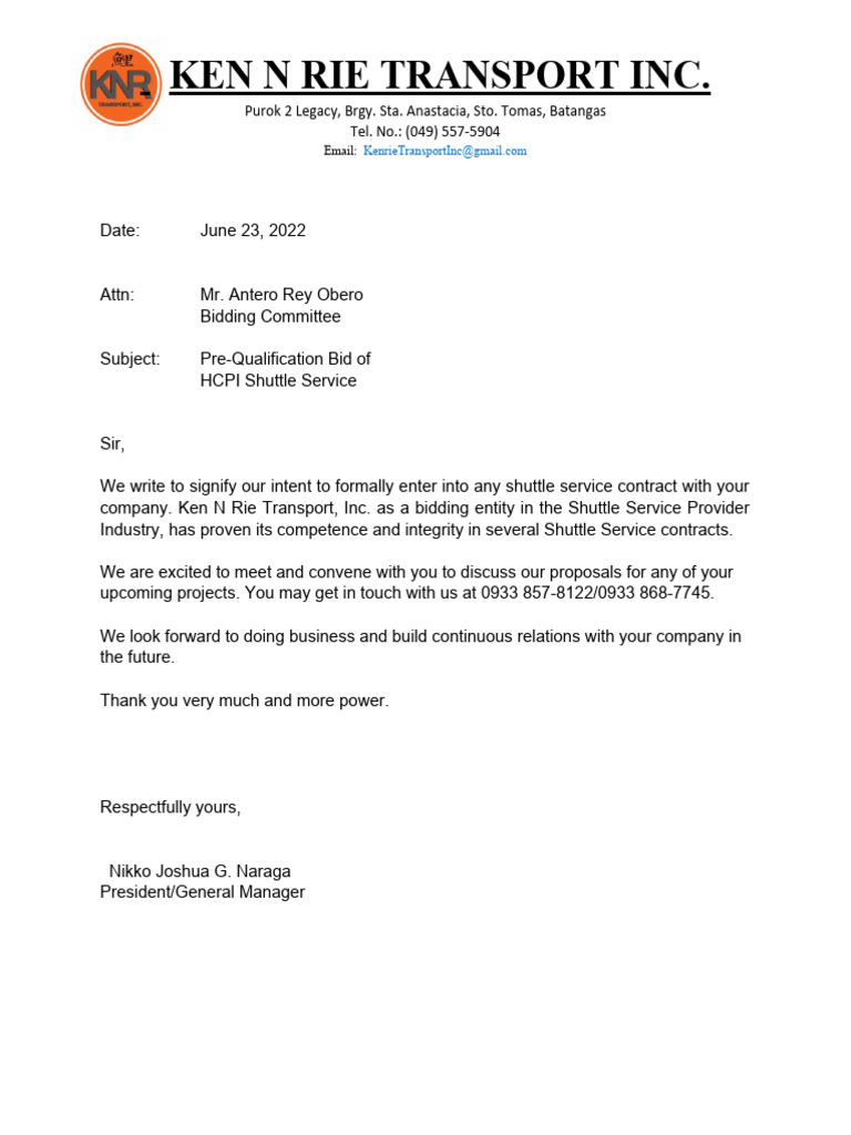 Pre-Qualification Bid Hcpi | PDF | Business | Finance & Money Management