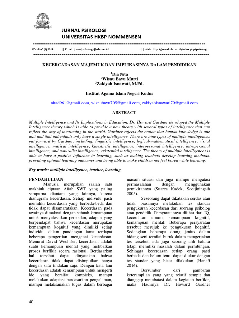 458-Article Text-4538-1-10-20230424 | PDF | Karier & Perkembangan | Sains & Matematika