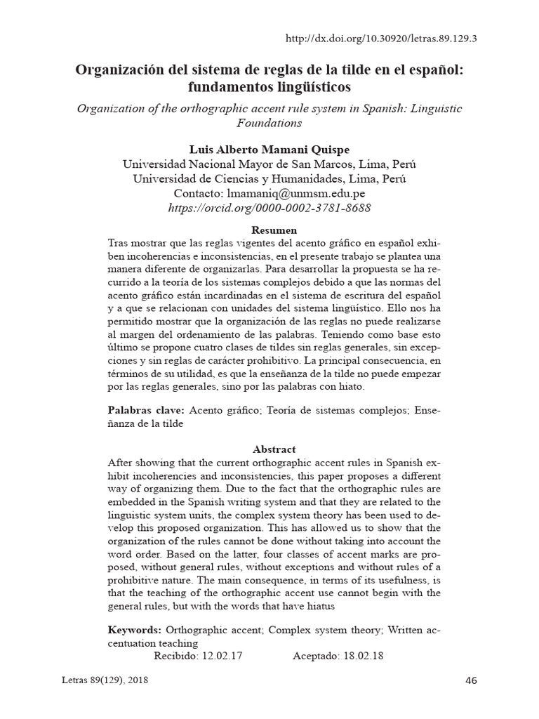 Reglas de La Tilde | PDF | Lingüística | Comunicación humana