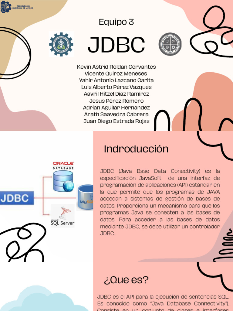 JDBC Presentacion | PDF | Java (lenguaje de programación) | SQL