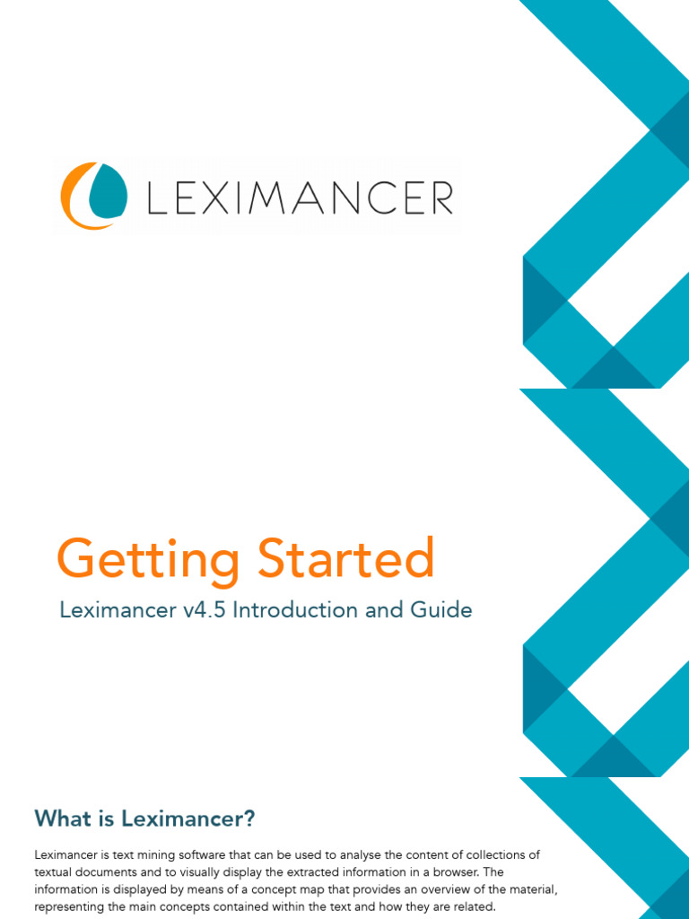 Getting Started With Leximancer | PDF | Information Science | Human ...