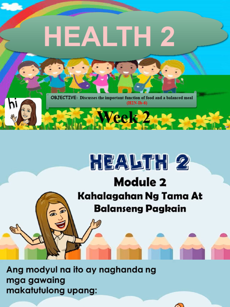 Week 2 Powerpoint - Health | PDF