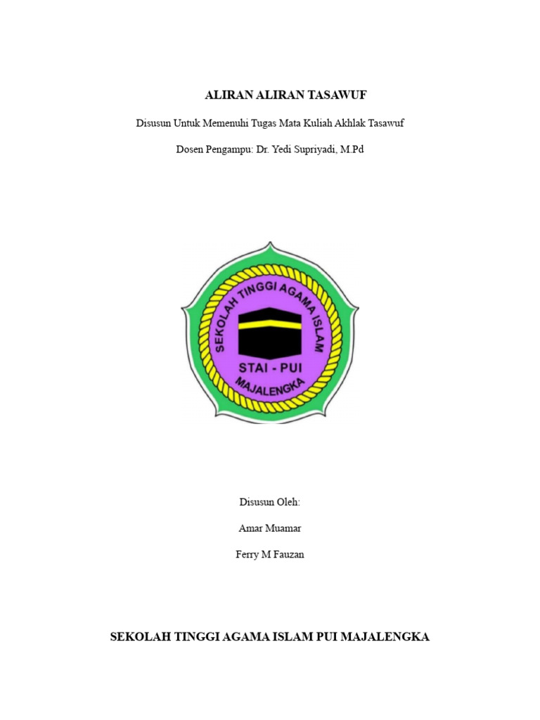 Kelompok 1 - Aliran Tasawuf | PDF