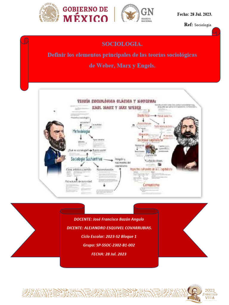 Comparativa de Weber, Marx y Hengel | Descargar gratis PDF | Sociología ...