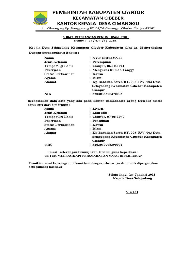 Domisili (Kades) | PDF