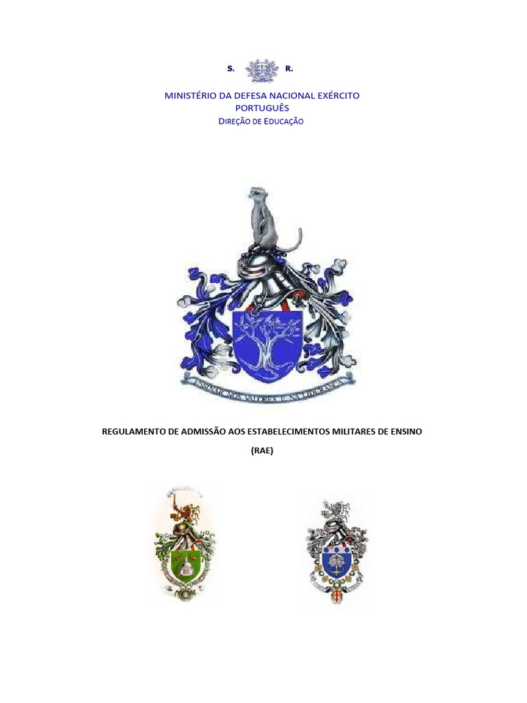 1_RAE-2023_24_Corpo | PDF | Ciência militar | Pré-escola