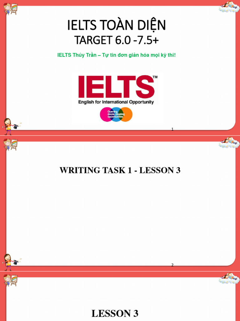 Writing Task 1 Lesson 3 | PDF