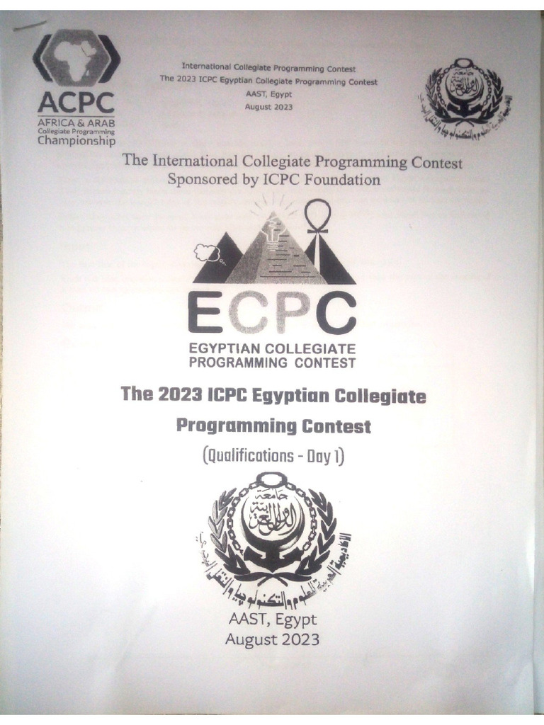 Alaa ECPC Qualification | PDF