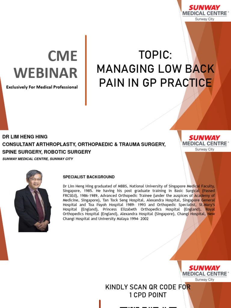 Cme Introduction - DR Lim Heng Hing | PDF
