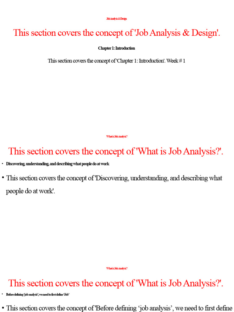 Explained Week 1 | PDF