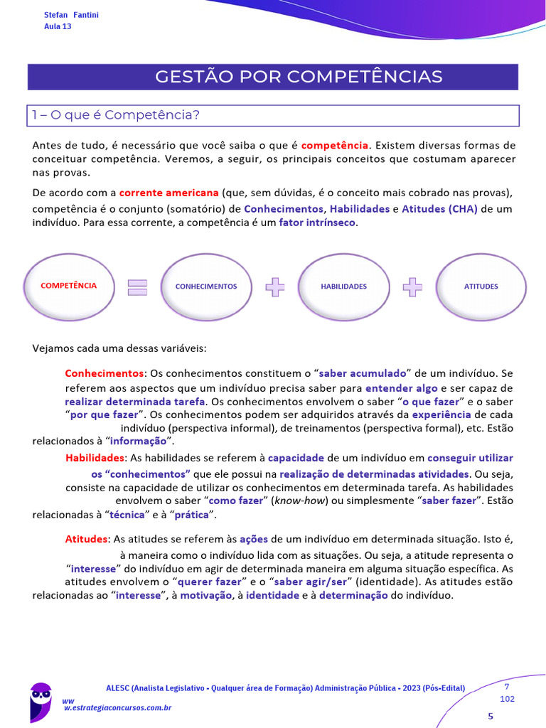 13 PDF | PDF | Competência (Recursos Humanos) | Conhecimento