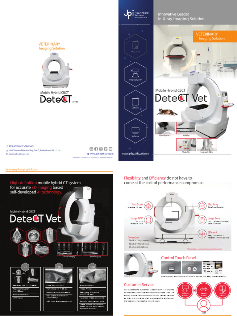 DeteCT Vet Brochure Original Compressed | PDF | Multidimensional Signal ...