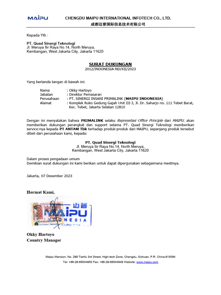 Surduk Quad Antam 07122023 | PDF