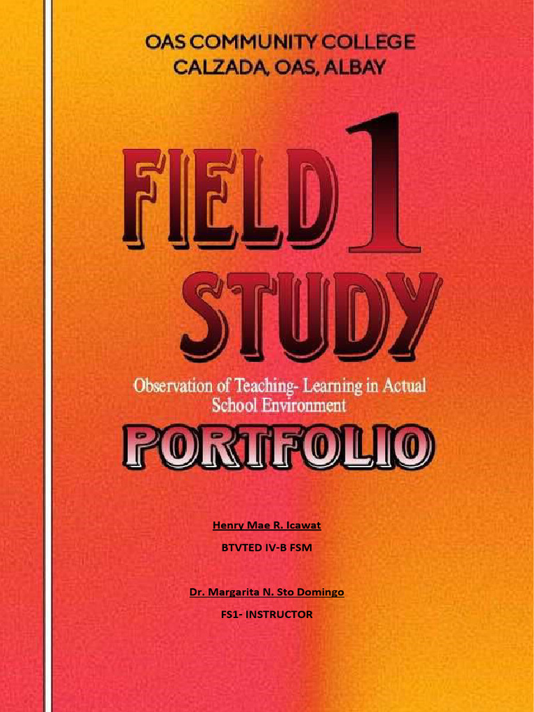 FS1 Mae | PDF | Classroom | Learning