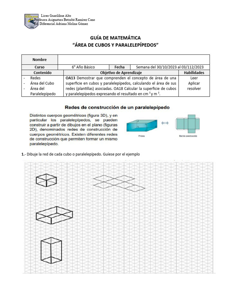 Guía de ejercicios semana del 30-10 al 03-11-2023 | PDF | Politopos ... Guía de ejercicios semana del 30-10 al 03-11-2023 | PDF | Politopos ...