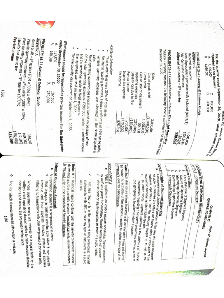 Chapter 27 Operating Segments Pdf