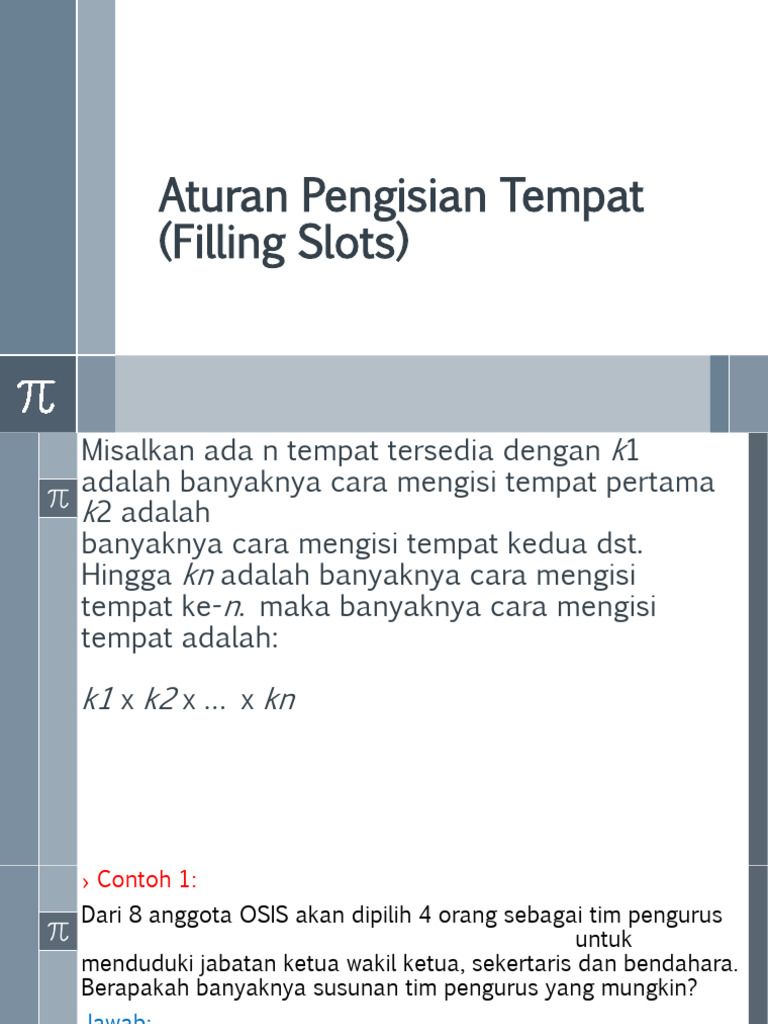 Aturan Pengisian Tempat (Filling Slots) | PDF | Kajian Bahasa Asing | Metode & Bahan Ajar