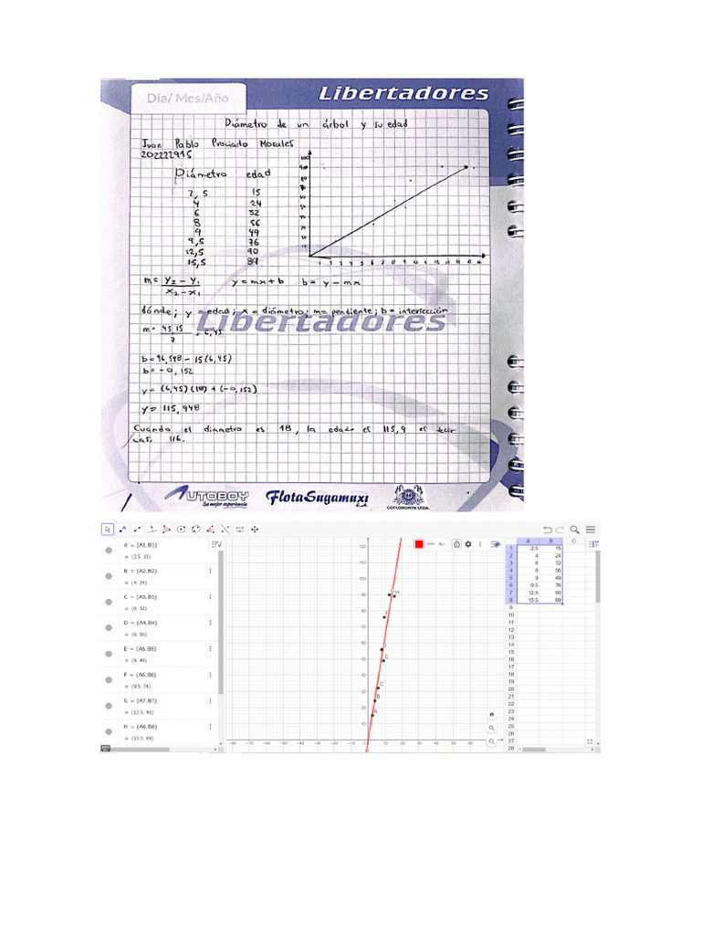 Ejer Arbol Diametro y Edad | PDF