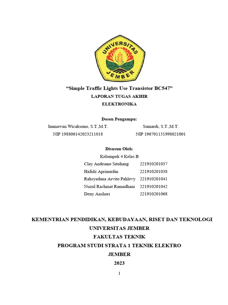 Laporan Elka Teori Kel 4 | PDF