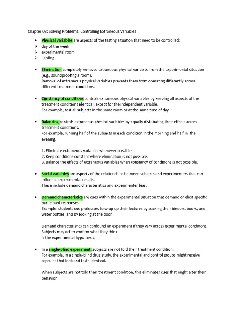 Chapter 08 - ExpPsych | PDF